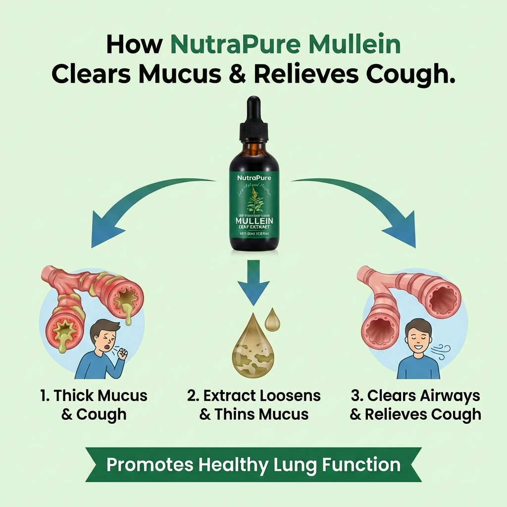 Pure Mullein Extract Drops - Lung Detox Formula – NutraPure